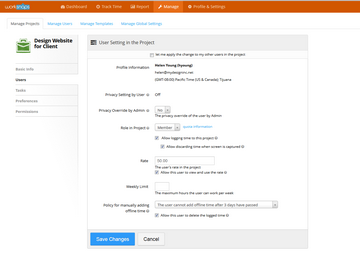 Time Tracking Software | Remote Project Tracking | Worksnaps